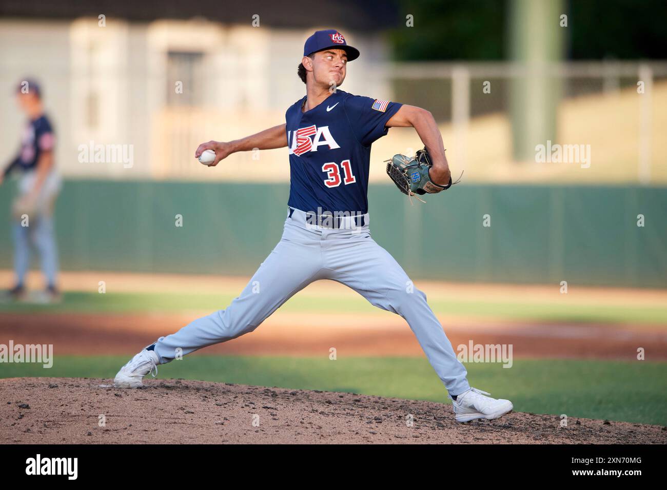 Team Stars pitcher Tyler Bremner (31) (UC Santa Barbara) delivers a ...