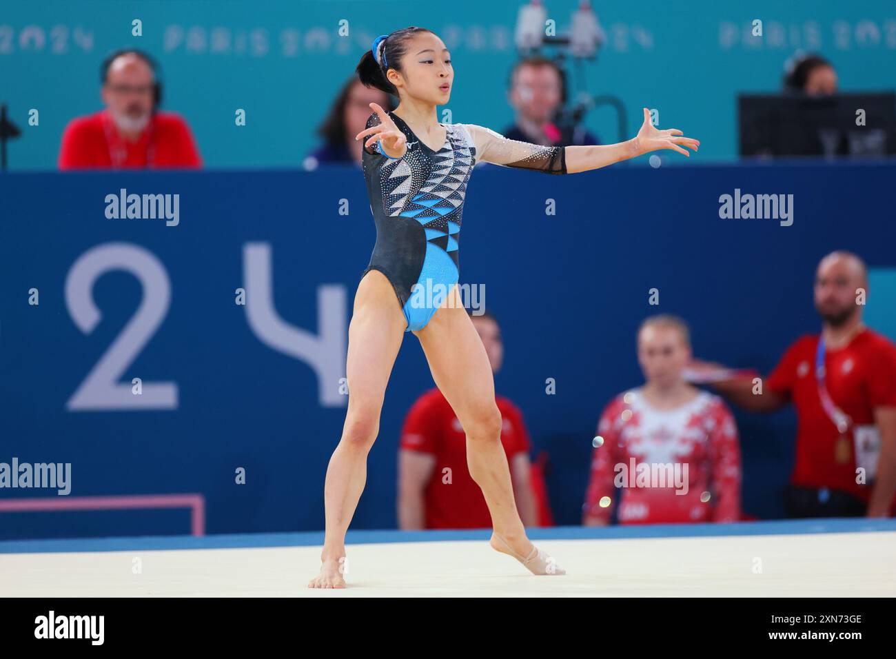 Paris, France. 30th July, 2024. Mana Okamura (JPN) Gymnastics ...