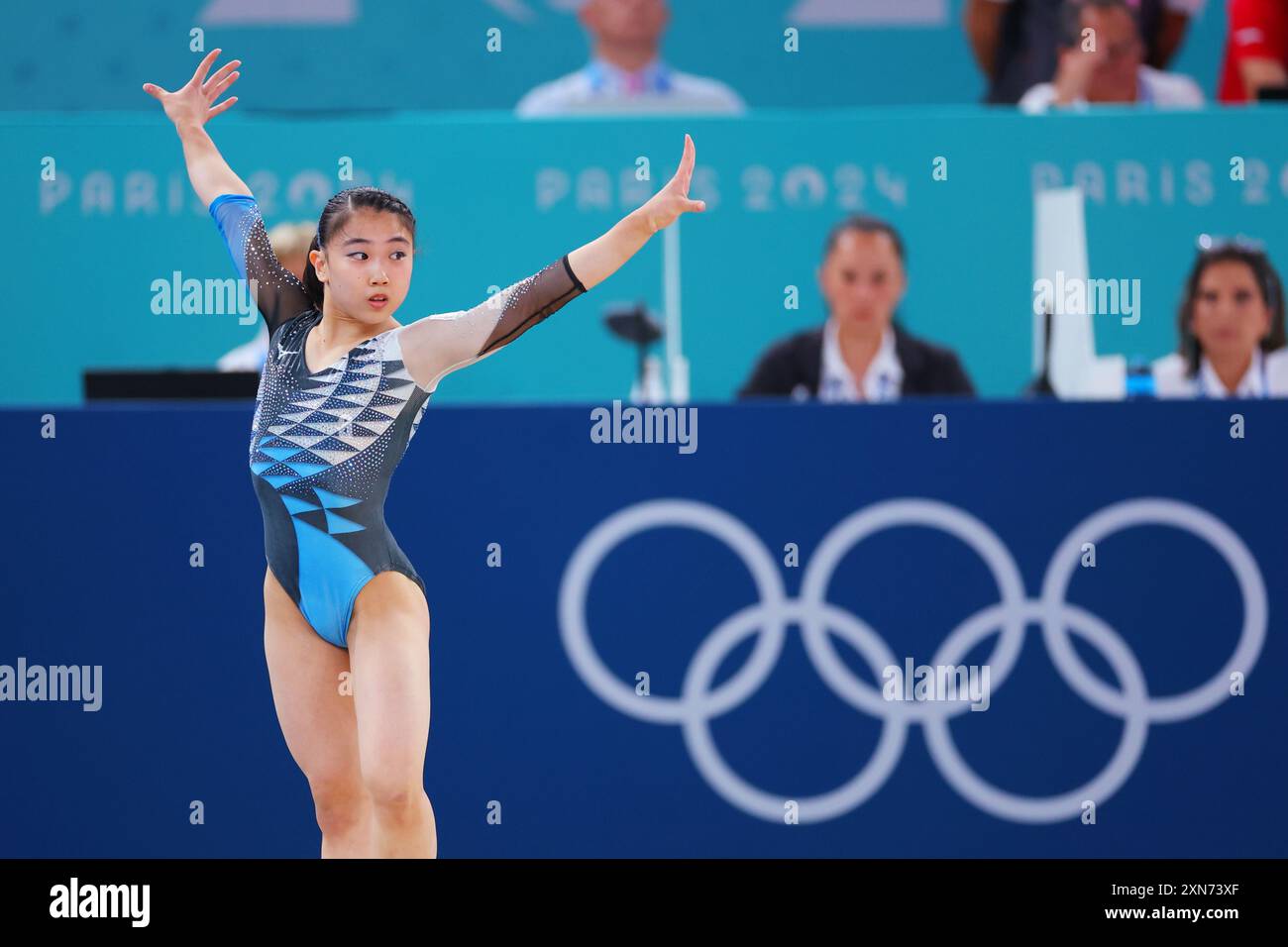 Paris, France. 30th July, 2024. Rina Kishi (JPN) Gymnastics - Artistic : Women's Team Final ...