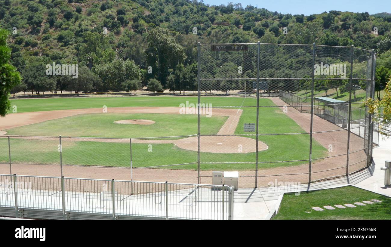 Los Angeles, California, USA 29th July 2024 Pote Baseball Field where ...