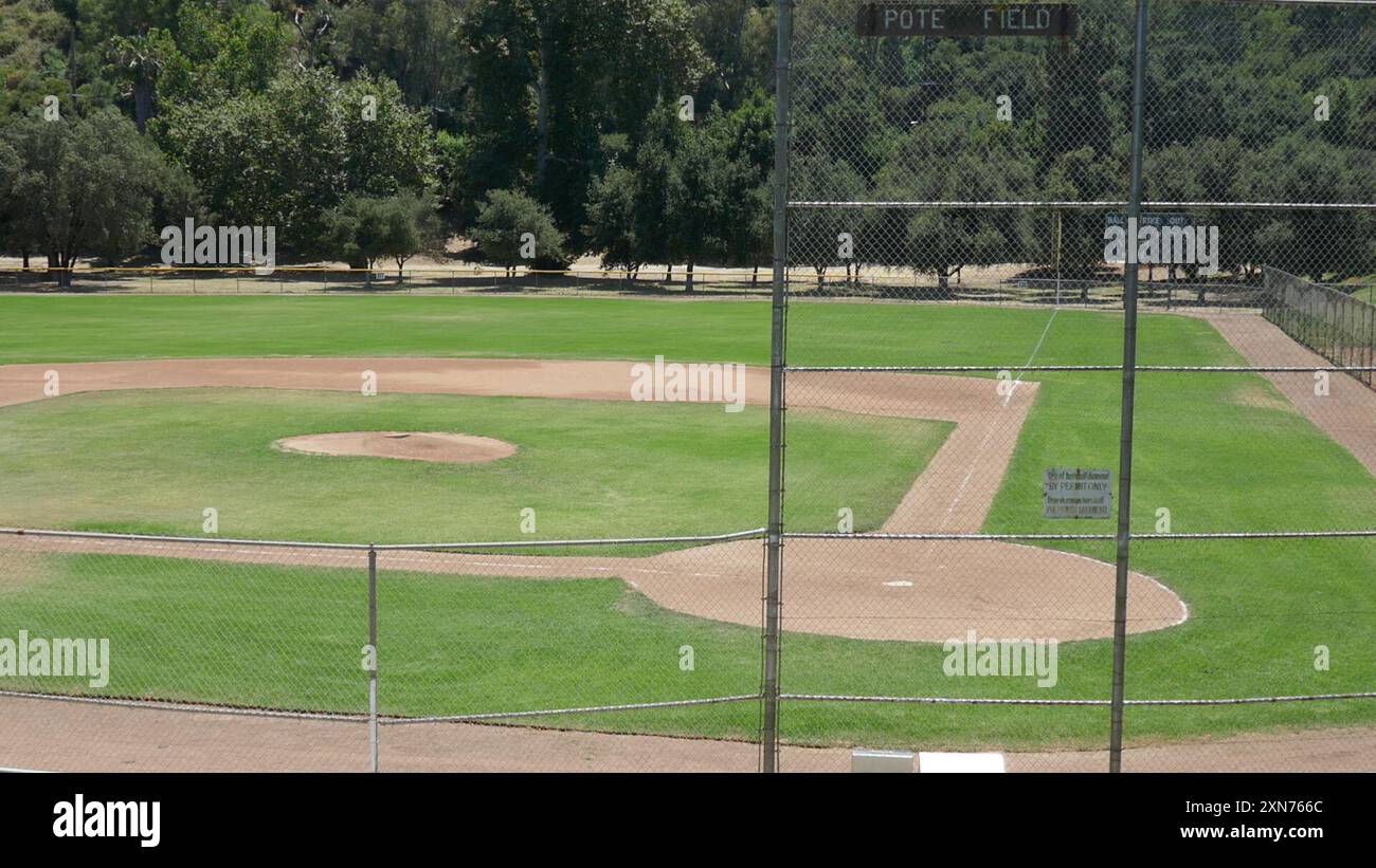 Los Angeles, California, USA 29th July 2024 Pote Baseball Field where ...