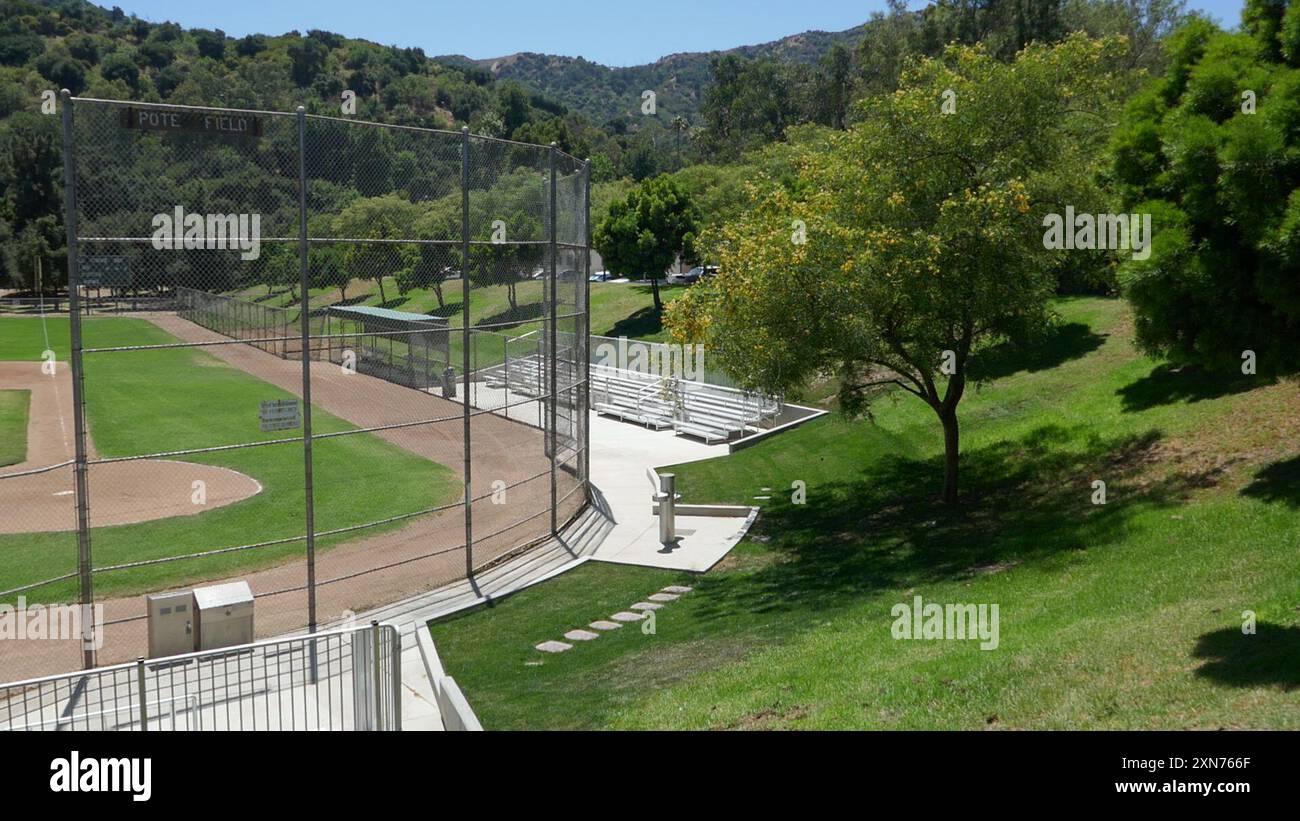 Los Angeles, California, USA 29th July 2024 Pote Baseball Field where ...