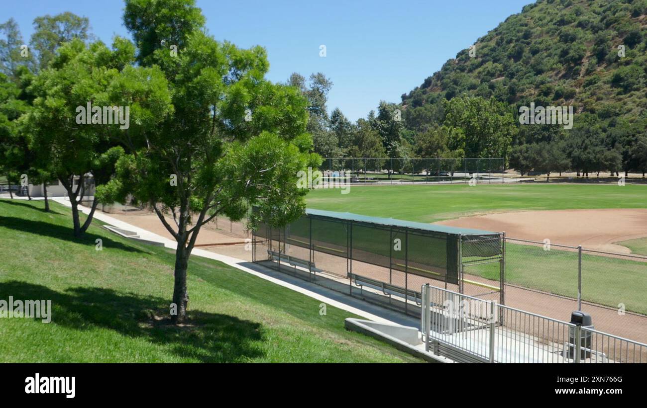 Los Angeles, California, USA 29th July 2024 Pote Baseball Field where ...