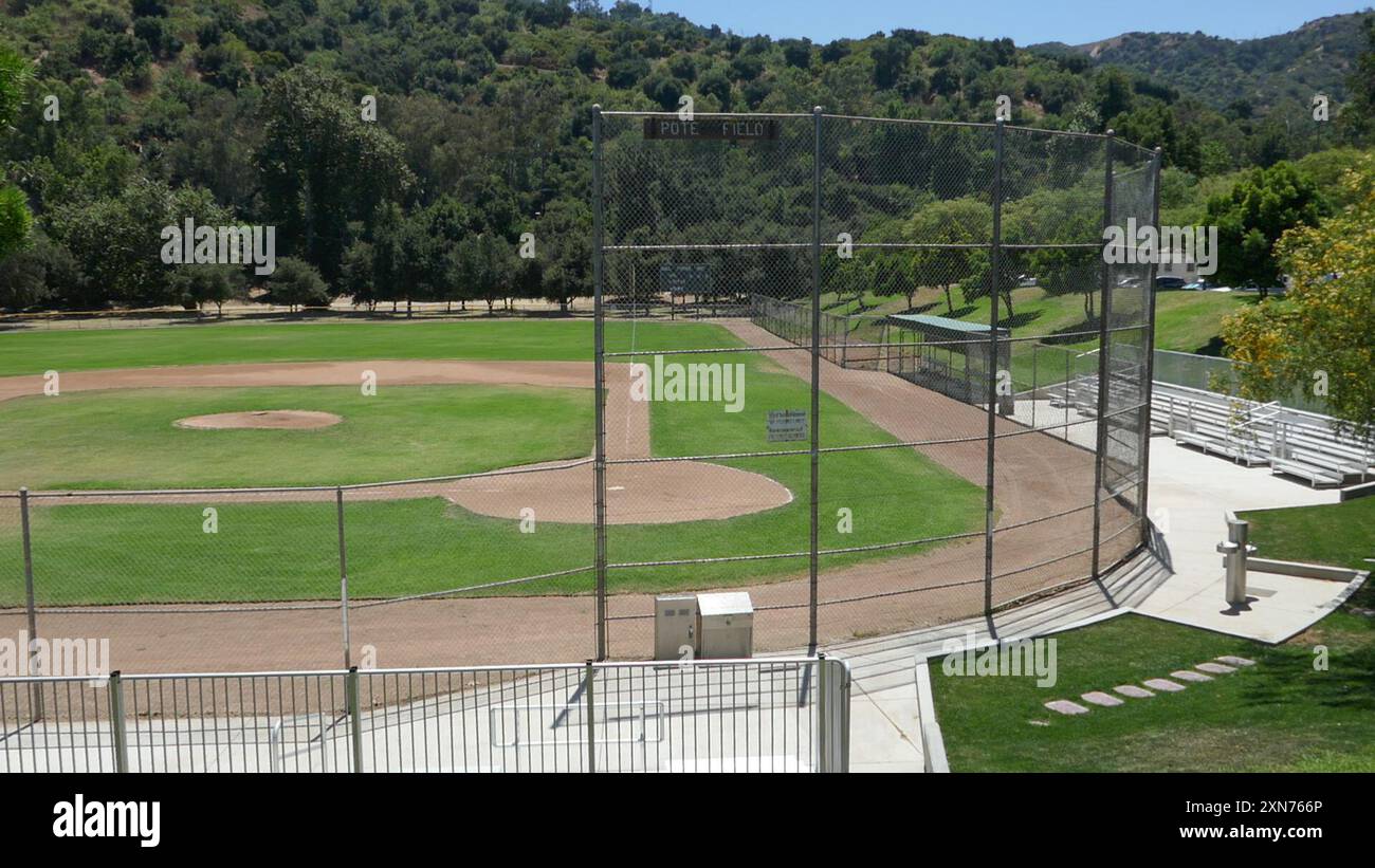 Los Angeles, California, USA 29th July 2024 Pote Baseball Field where ...