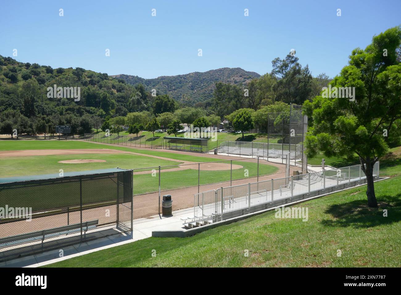 Los Angeles, California, USA 29th July 2024 Pote Baseball Field where ...