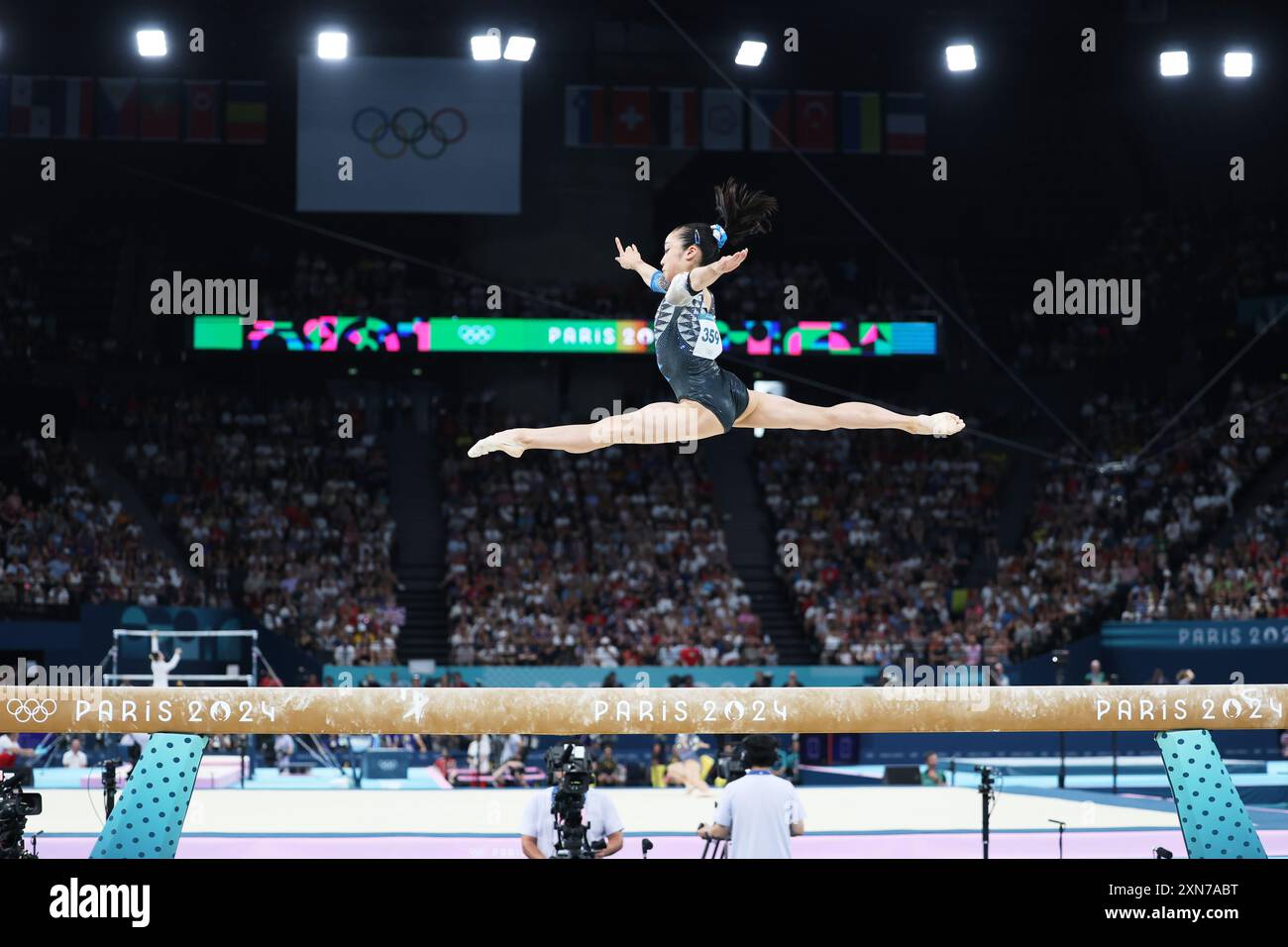 Paris, France. 30th July, 2024. Mana Okamura (JPN) Gymnastics ...