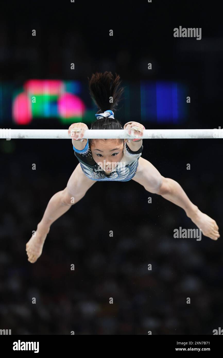 Paris, France. 30th July, 2024. Mana Okamura (JPN) Gymnastics ...