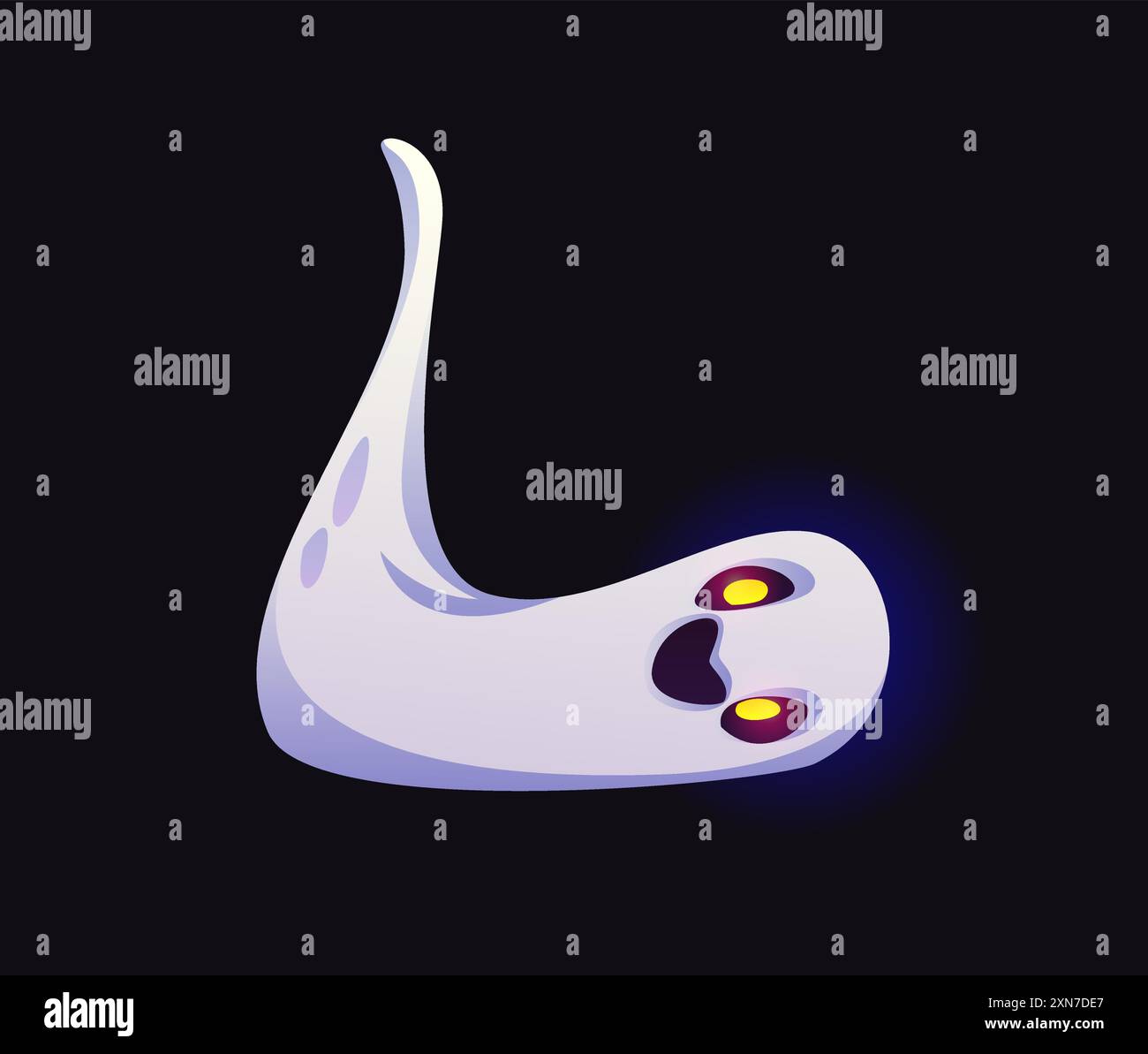 Letter L Halloween ghost font, scary typeface, horror evil type, spooky ...