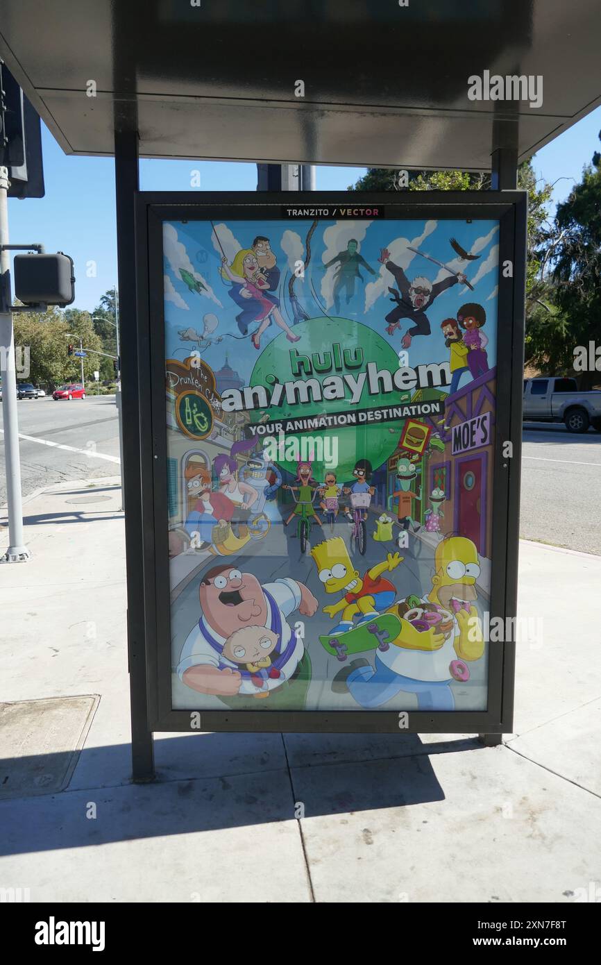 Los Angeles, California, USA 29th July 2024 Animayhem Animation Bus ...