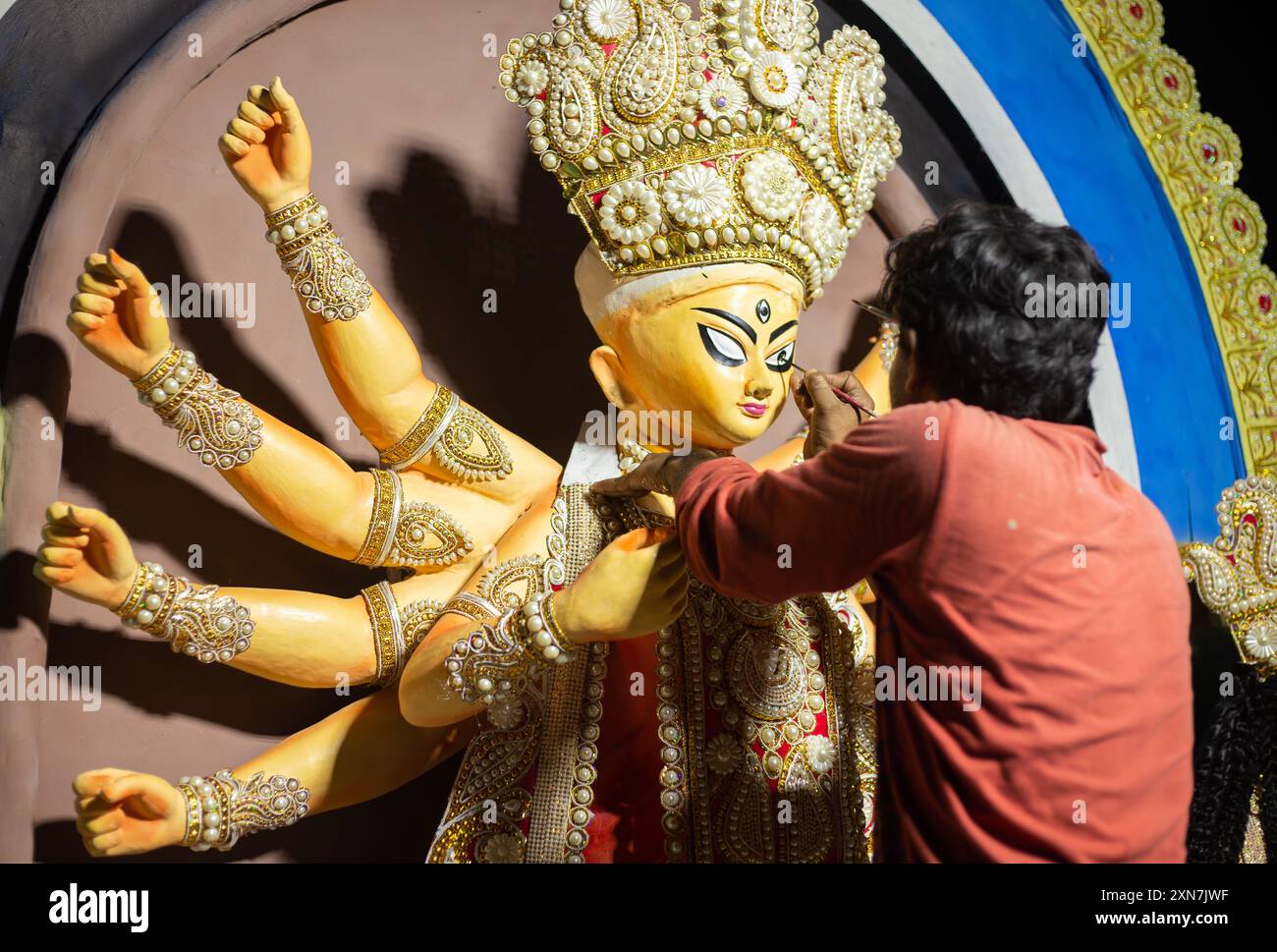 Eyes of durga hi-res stock photography and images - Alamy