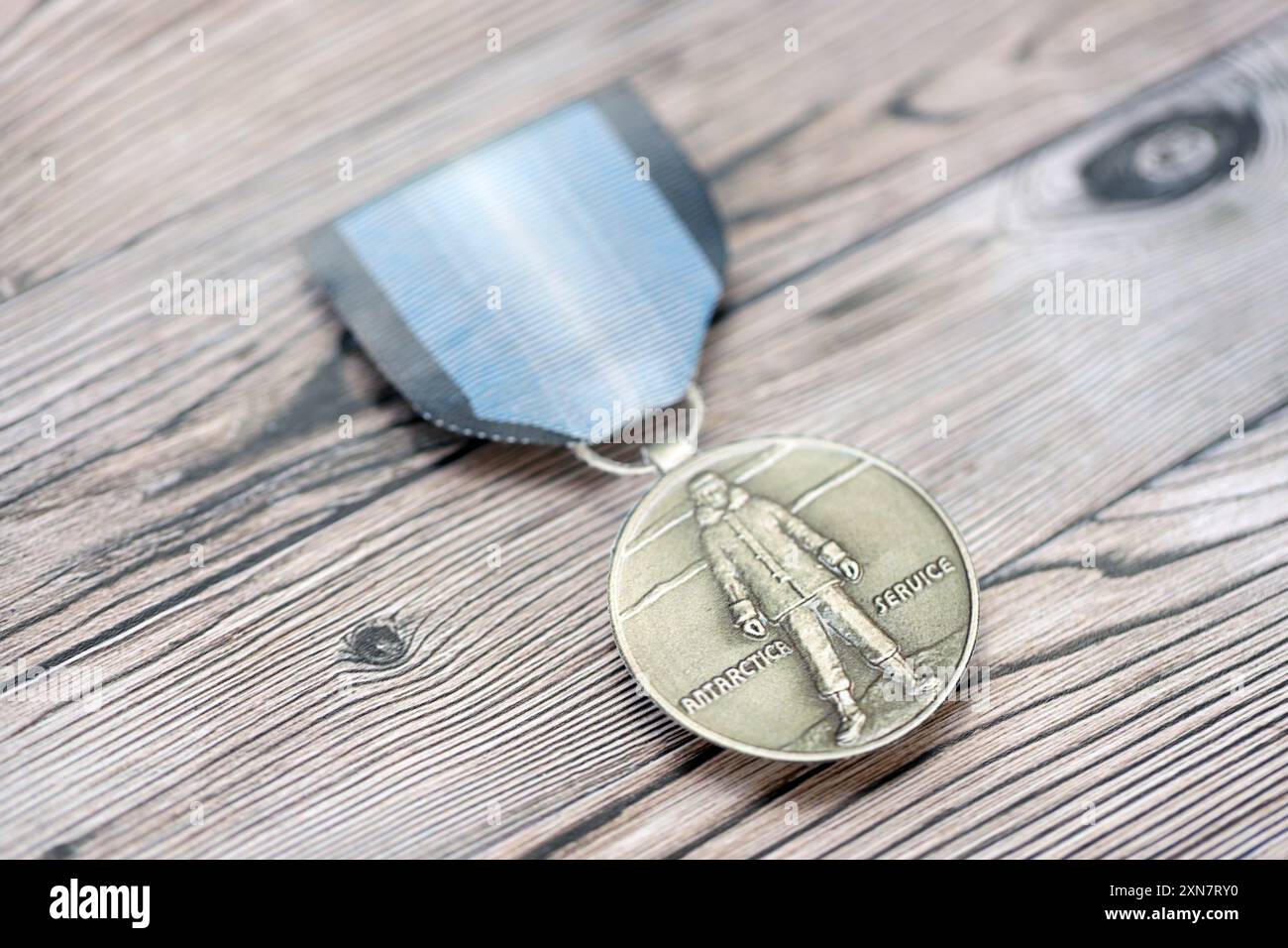 KYIV, UKRAINE - JULY 10, 2024 US Antarctica Service medal. United ...