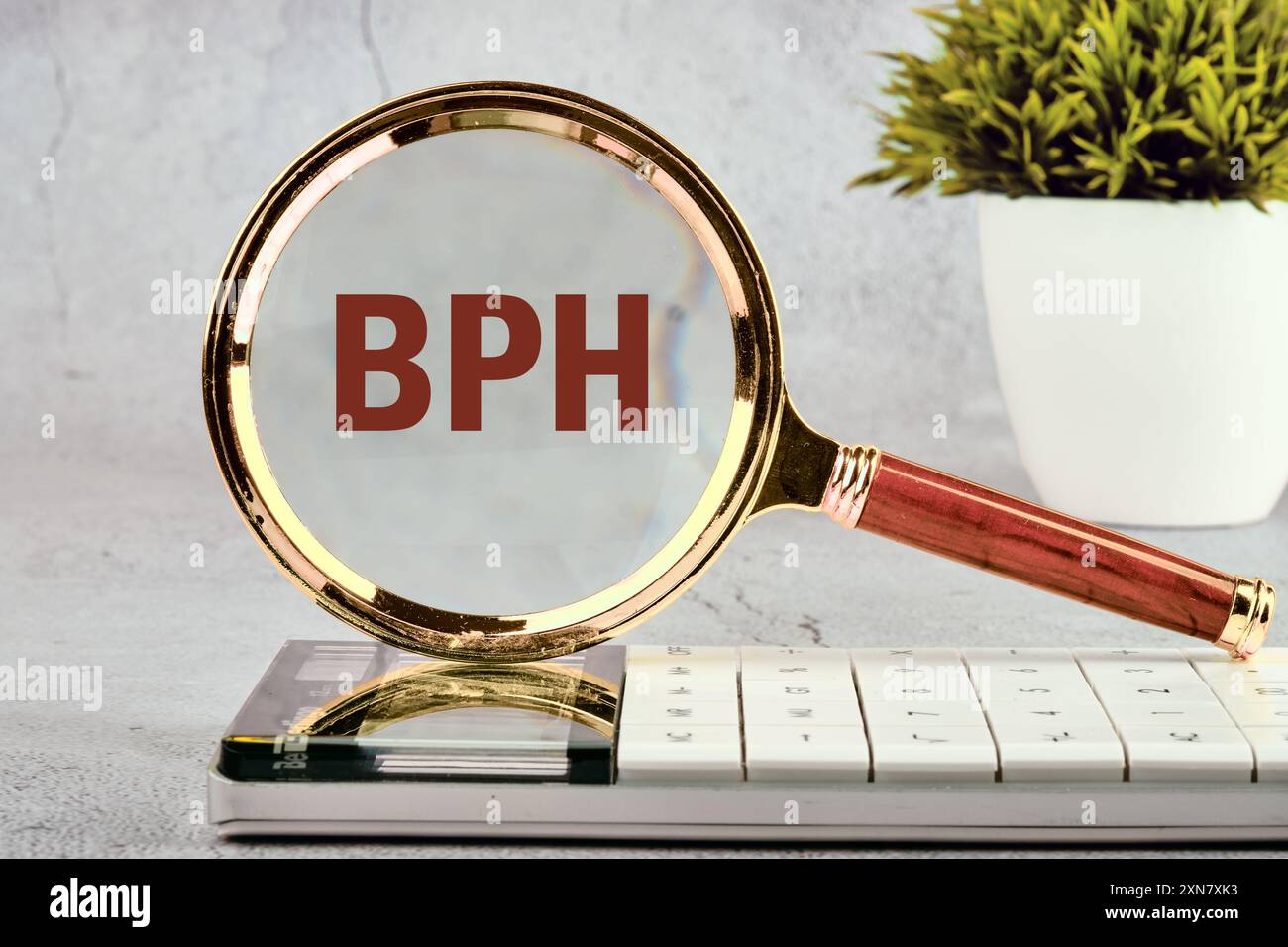 BPH Benign Prostatic Hyperplasia word. BPH word as medical concept. BPH ...