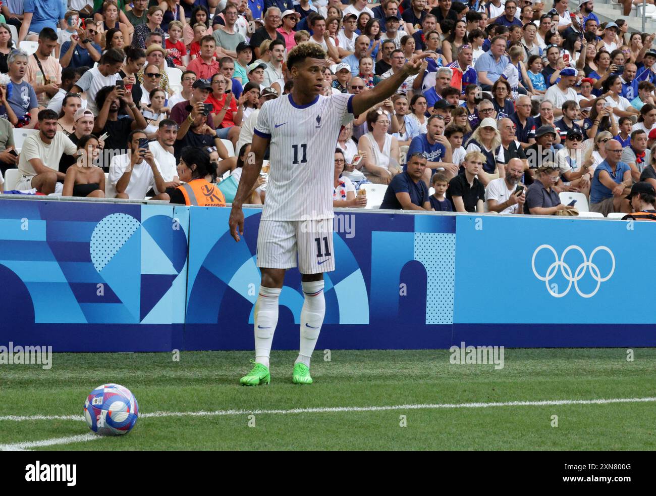 Marseille, France. 30th July, 2024. French player Doue Desire.French ...