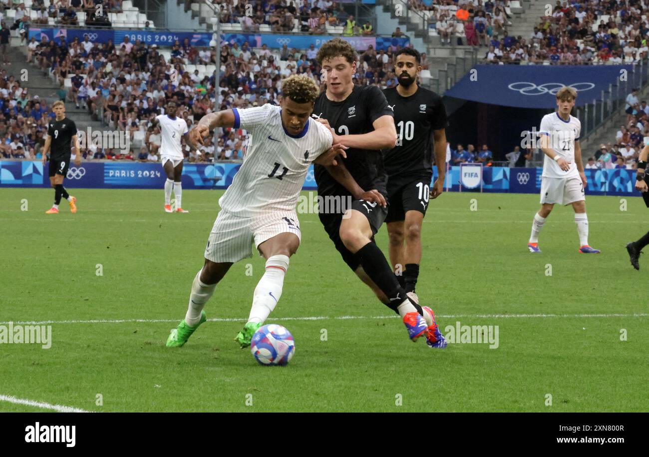 Marseille, France. 30th July, 2024. French player Doue Desire.French ...