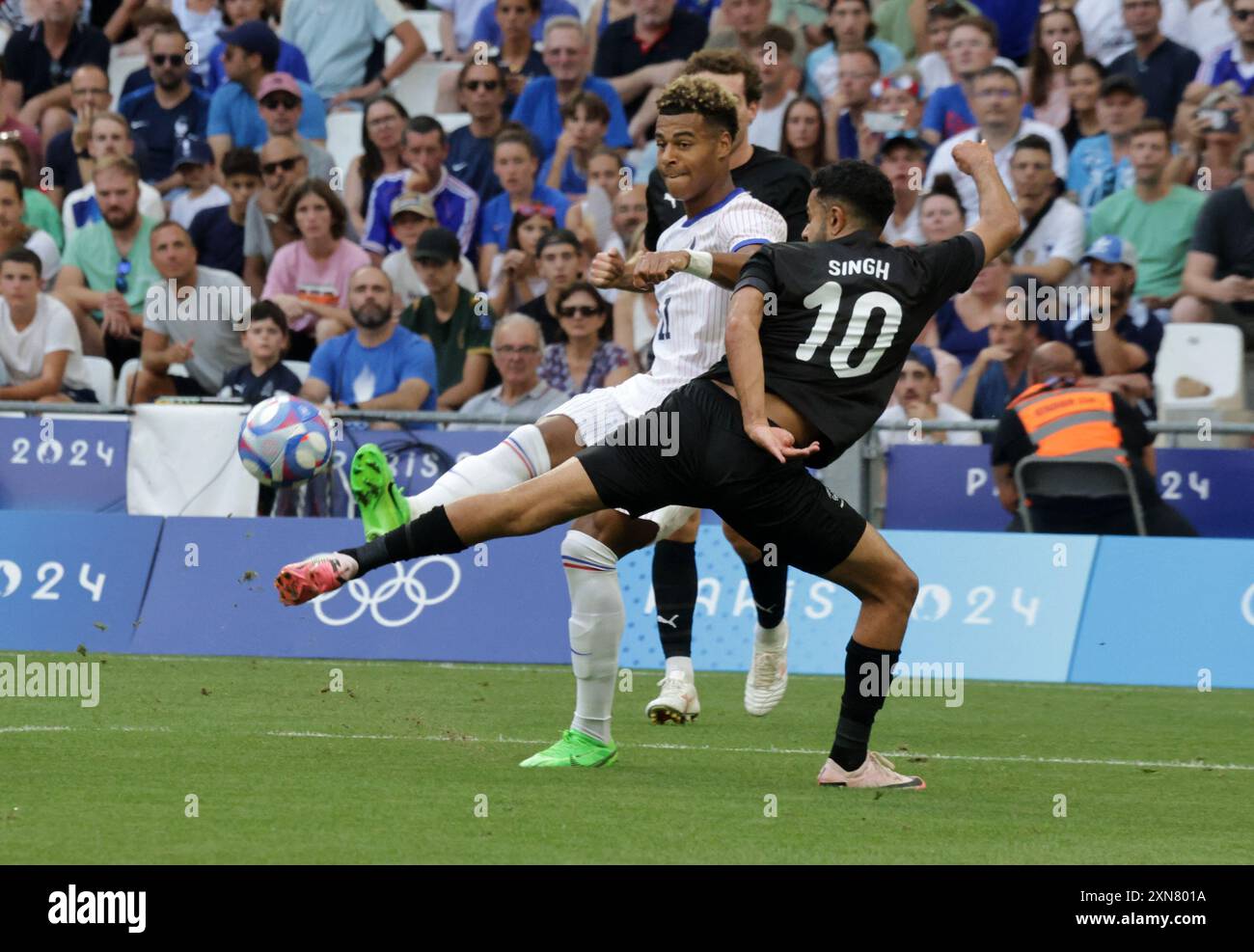 Marseille, France. 30th July, 2024. French player Doue Desire.French ...