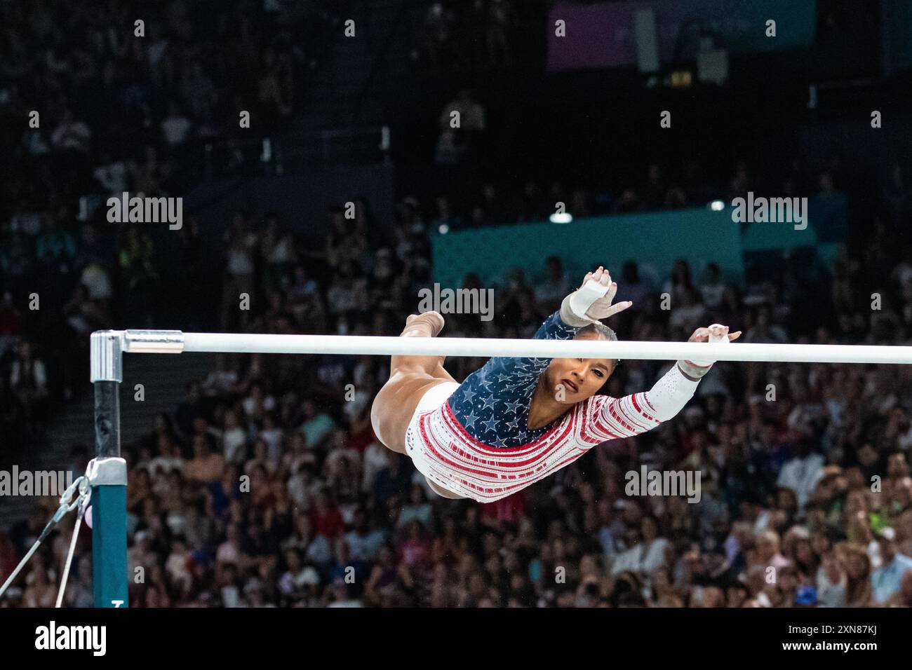 Jordan Chiles (USA), Artistic Gymnastics, Women's Team Final during the ...