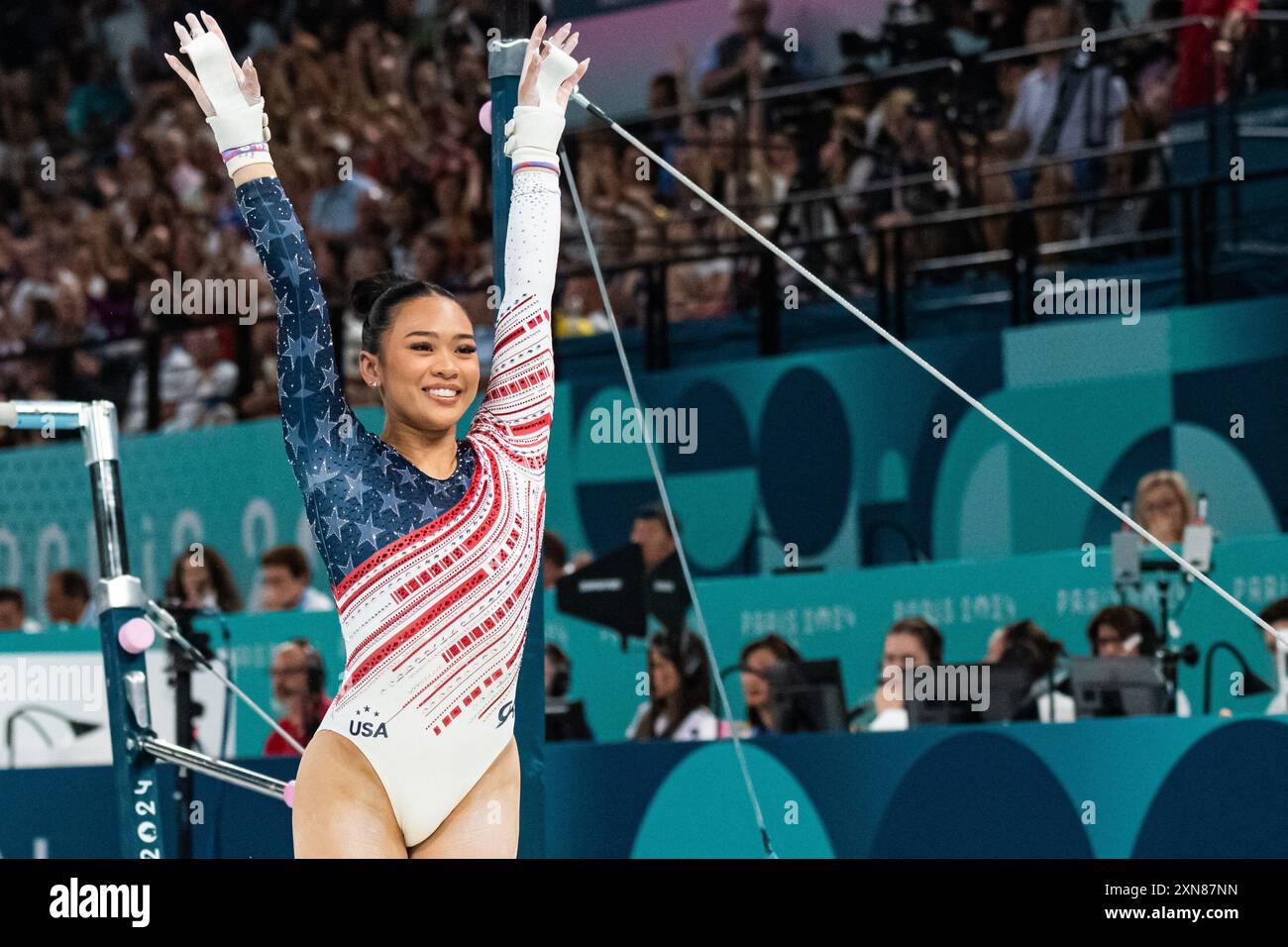 Sunisa Lee (USA), Artistic Gymnastics, Women's Team Final during the ...