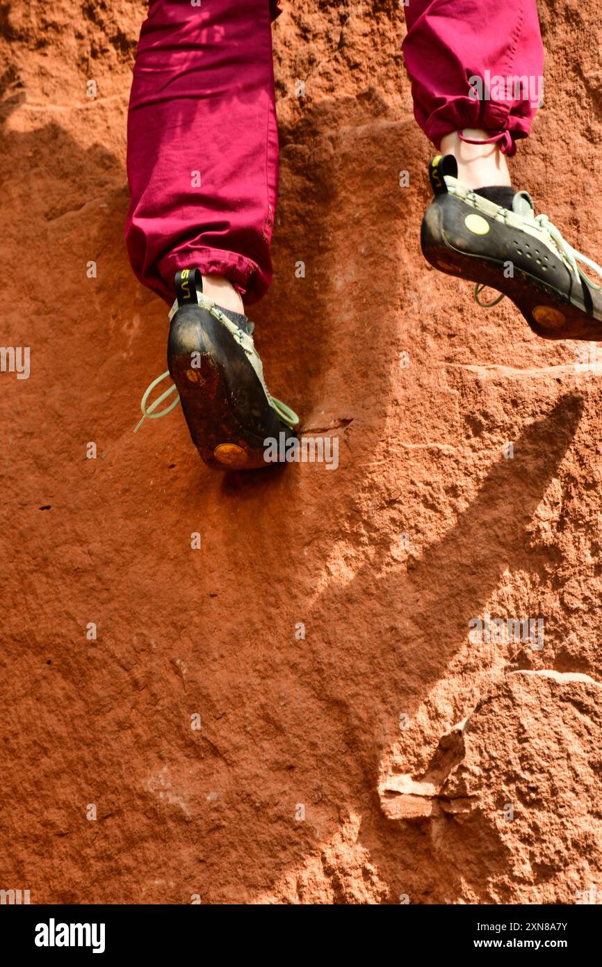 Man woman climb hi-res stock photography and images - Alamy