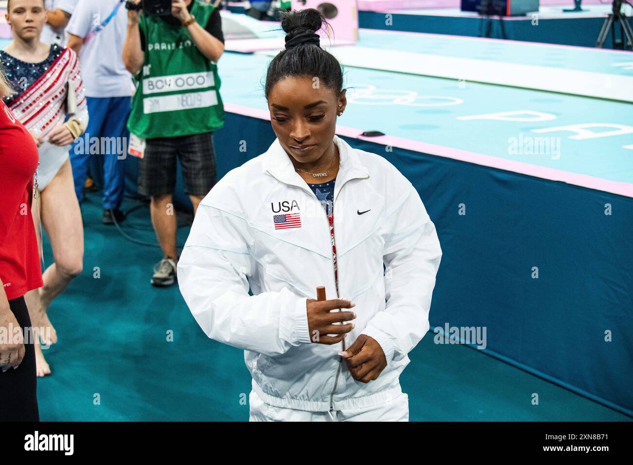 Simone Biles (USA), Artistic Gymnastics, Women's Team Final during the ...