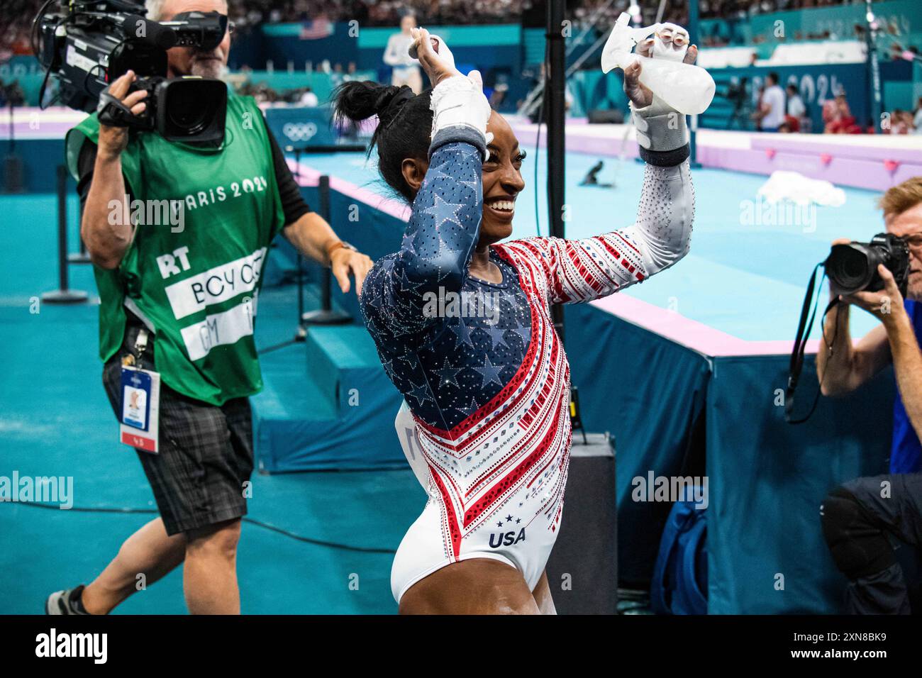 Simone Biles (USA), Artistic Gymnastics, Women's Team Final during the ...
