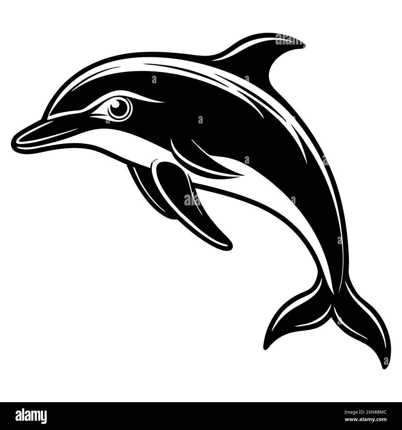 Dolphin image Stock Vector Images - Alamy