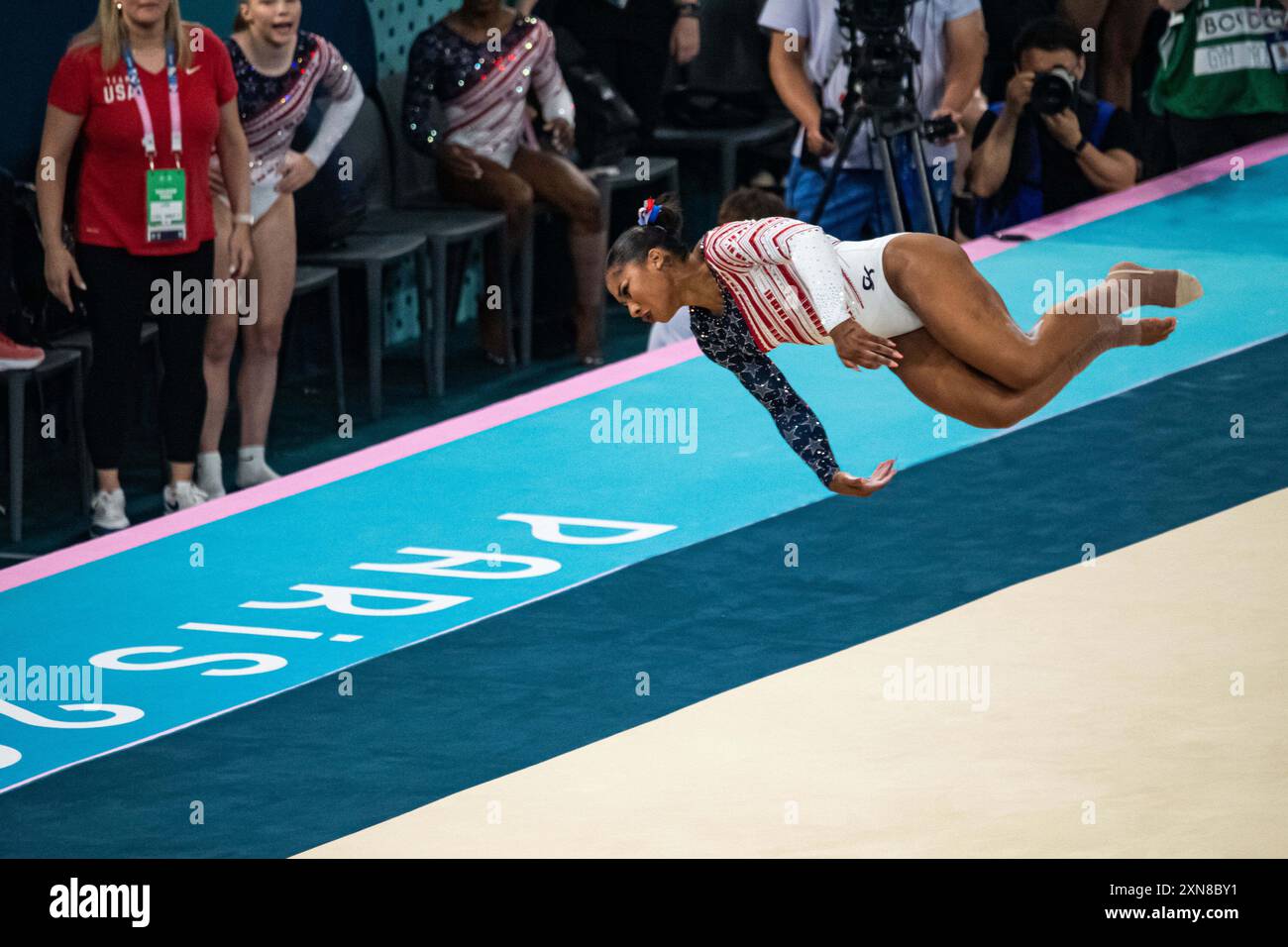 Jordan Chiles (USA), Artistic Gymnastics, Women's Team Final during the ...