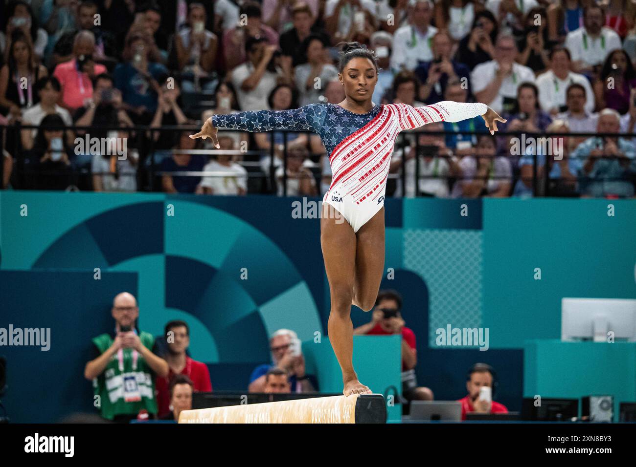 Simone Biles (USA), Artistic Gymnastics, Women's Team Final during the ...
