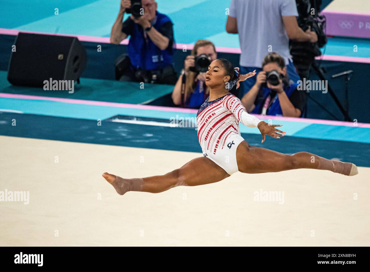 Jordan Chiles (USA), Artistic Gymnastics, Women's Team Final during the ...
