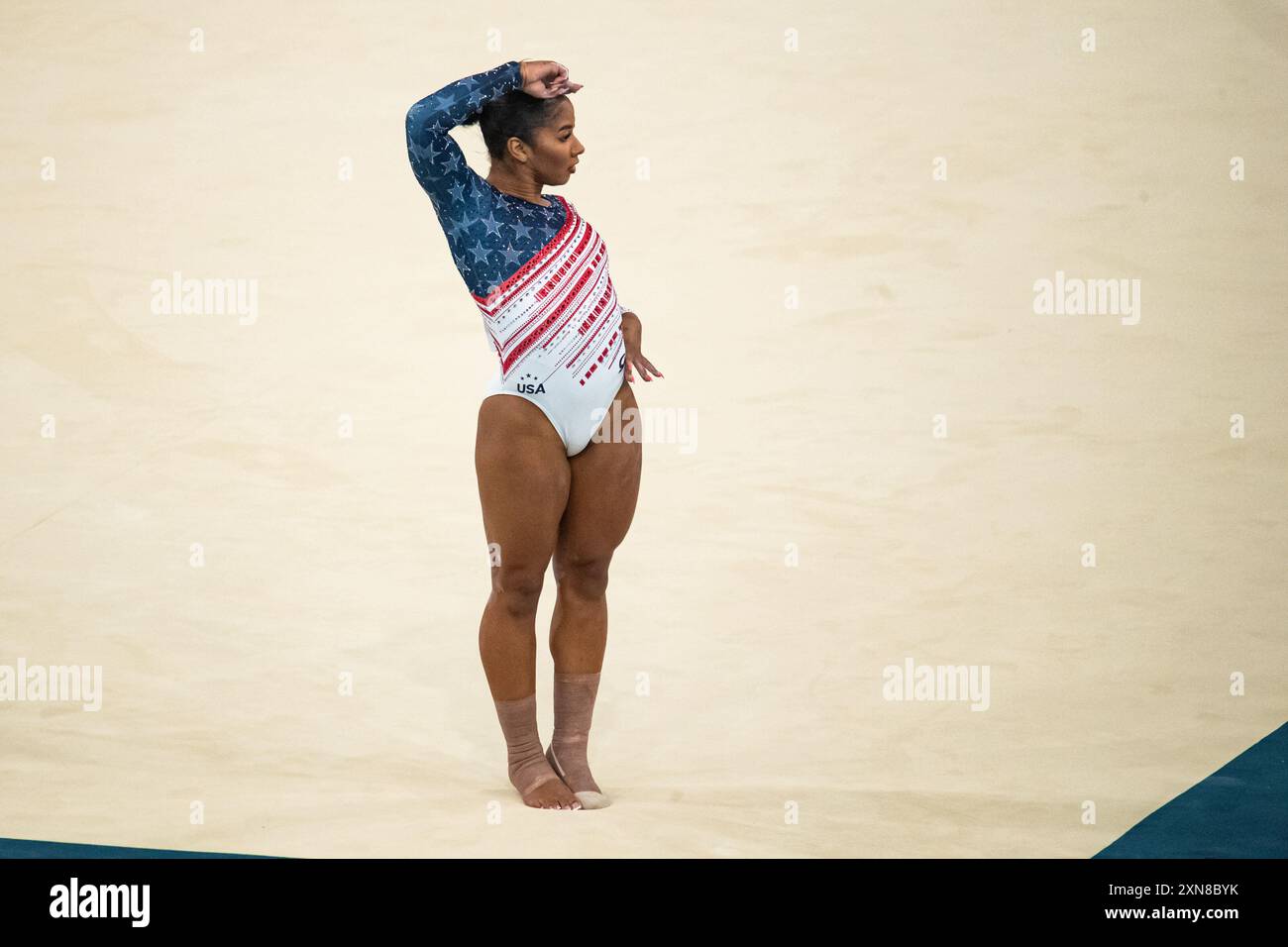 Jordan Chiles (USA), Artistic Gymnastics, Women's Team Final during the ...