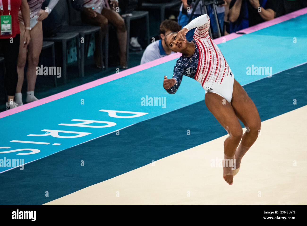 Jordan Chiles (USA), Artistic Gymnastics, Women's Team Final during the ...