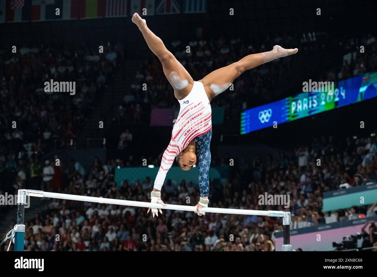 Jordan Chiles (USA), Artistic Gymnastics, Women's Team Final during the ...