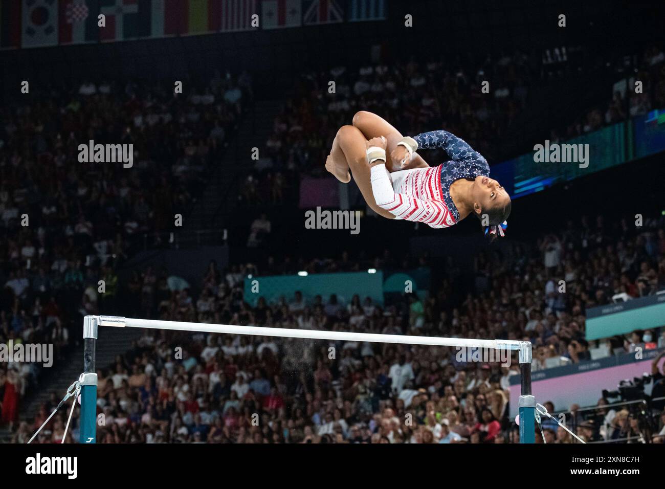 Jordan Chiles (USA), Artistic Gymnastics, Women's Team Final during the ...