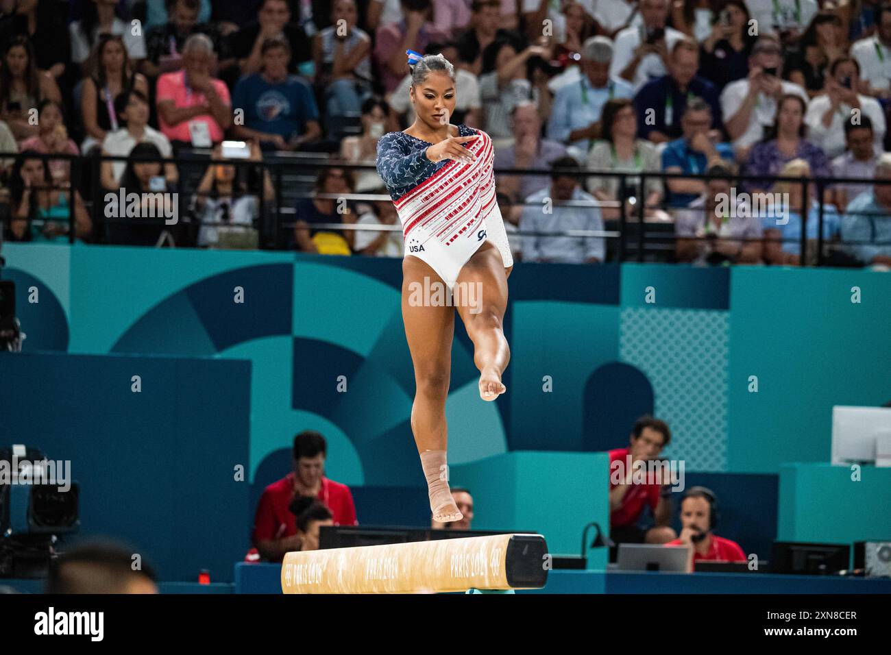 Jordan Chiles (USA), Artistic Gymnastics, Women's Team Final during the ...
