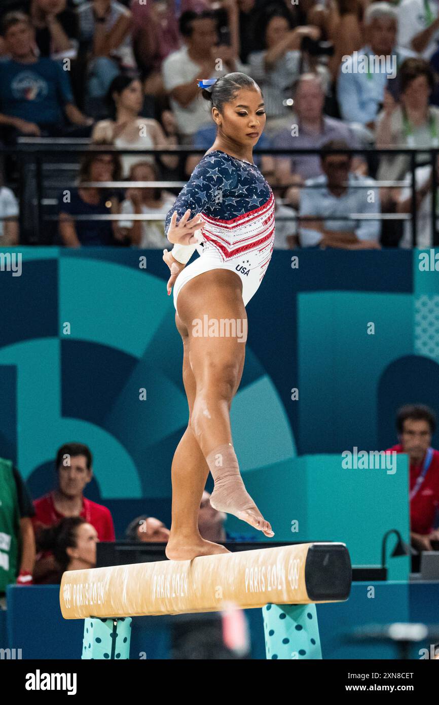 Jordan Chiles (USA), Artistic Gymnastics, Women's Team Final during the ...