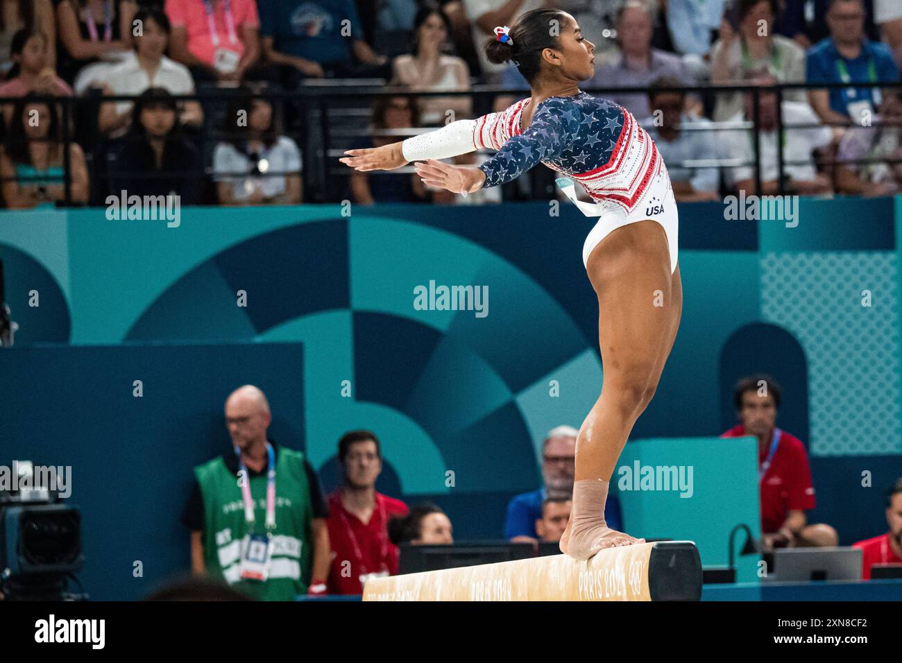 Jordan Chiles (USA), Artistic Gymnastics, Women's Team Final during the ...