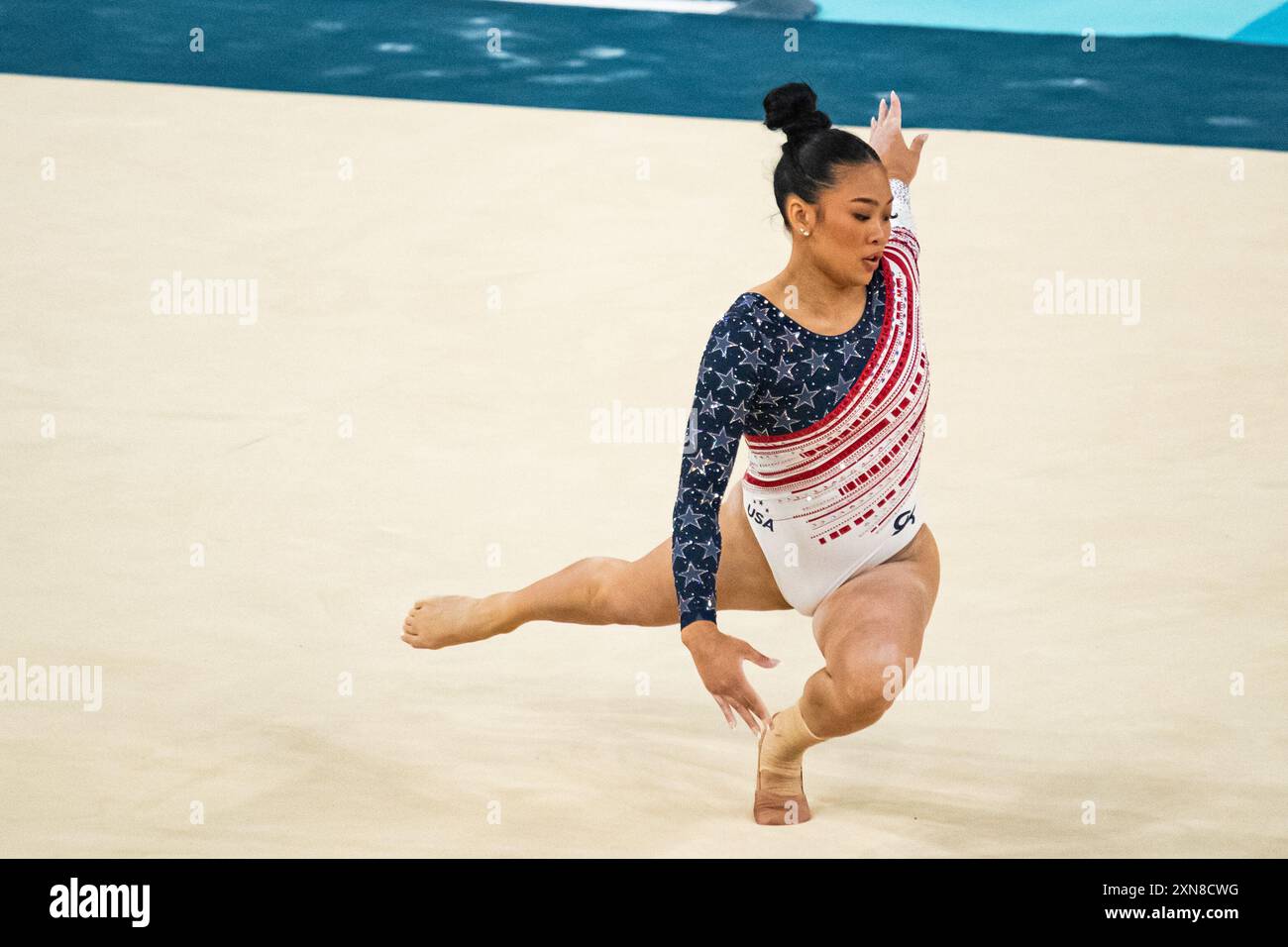 Sunisa Lee Usa Artistic Gymnastics Womens Team Final During The