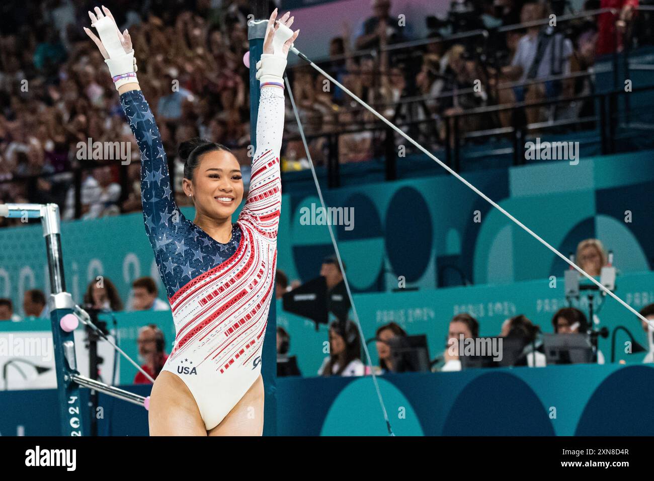 Sunisa Lee (USA), Artistic Gymnastics, Women's Team Final during the Olympic Games Paris 2024 on ...