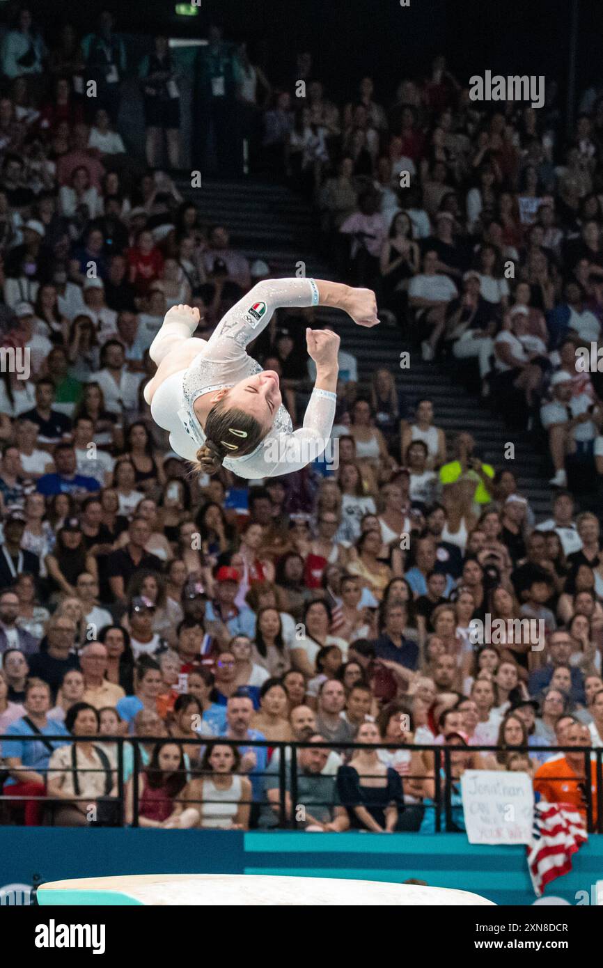 Angela Andreoli (ITA), Artistic Gymnastics, Women's Team Final during ...