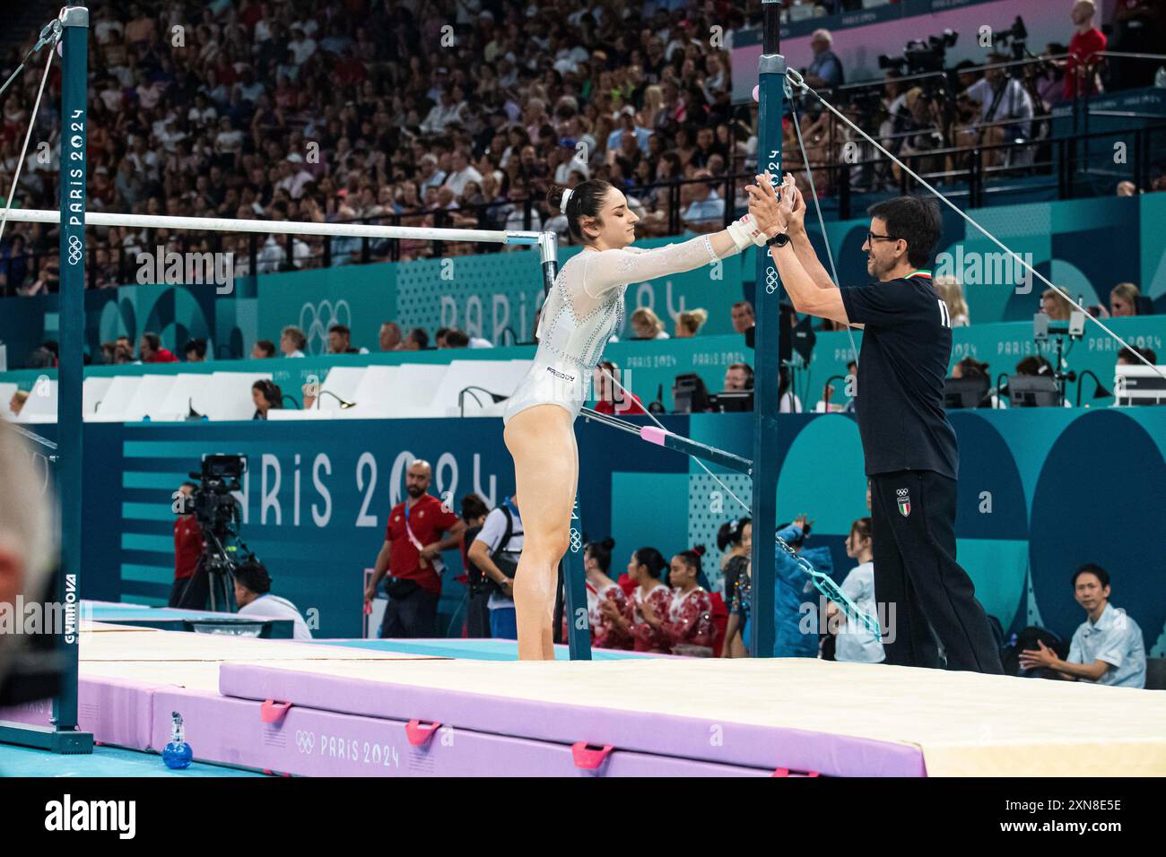 Elisa Iorio (ITA), Artistic Gymnastics, Women's Team Final during the ...