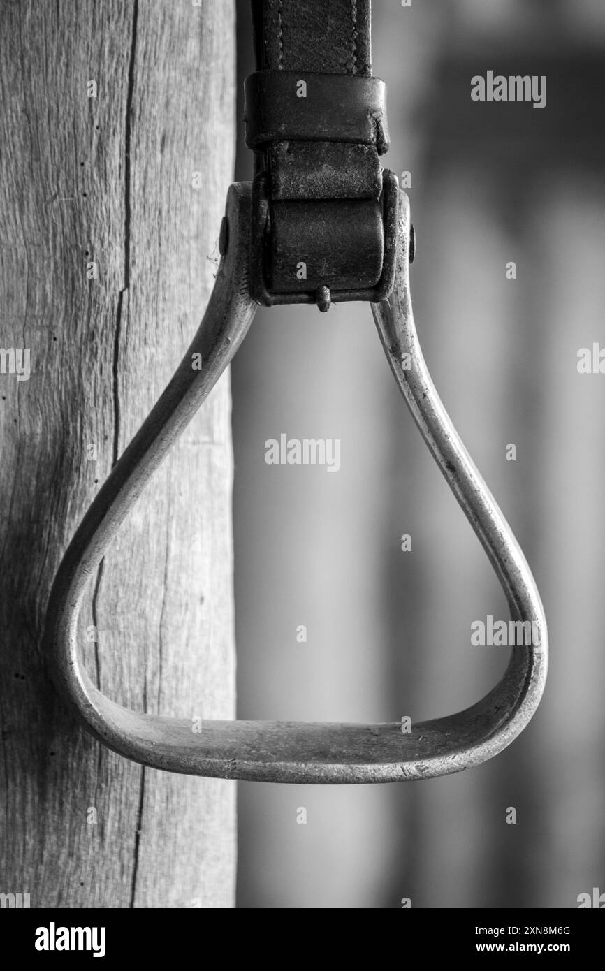 Horse saddle stirrup hi-res stock photography and images - Alamy