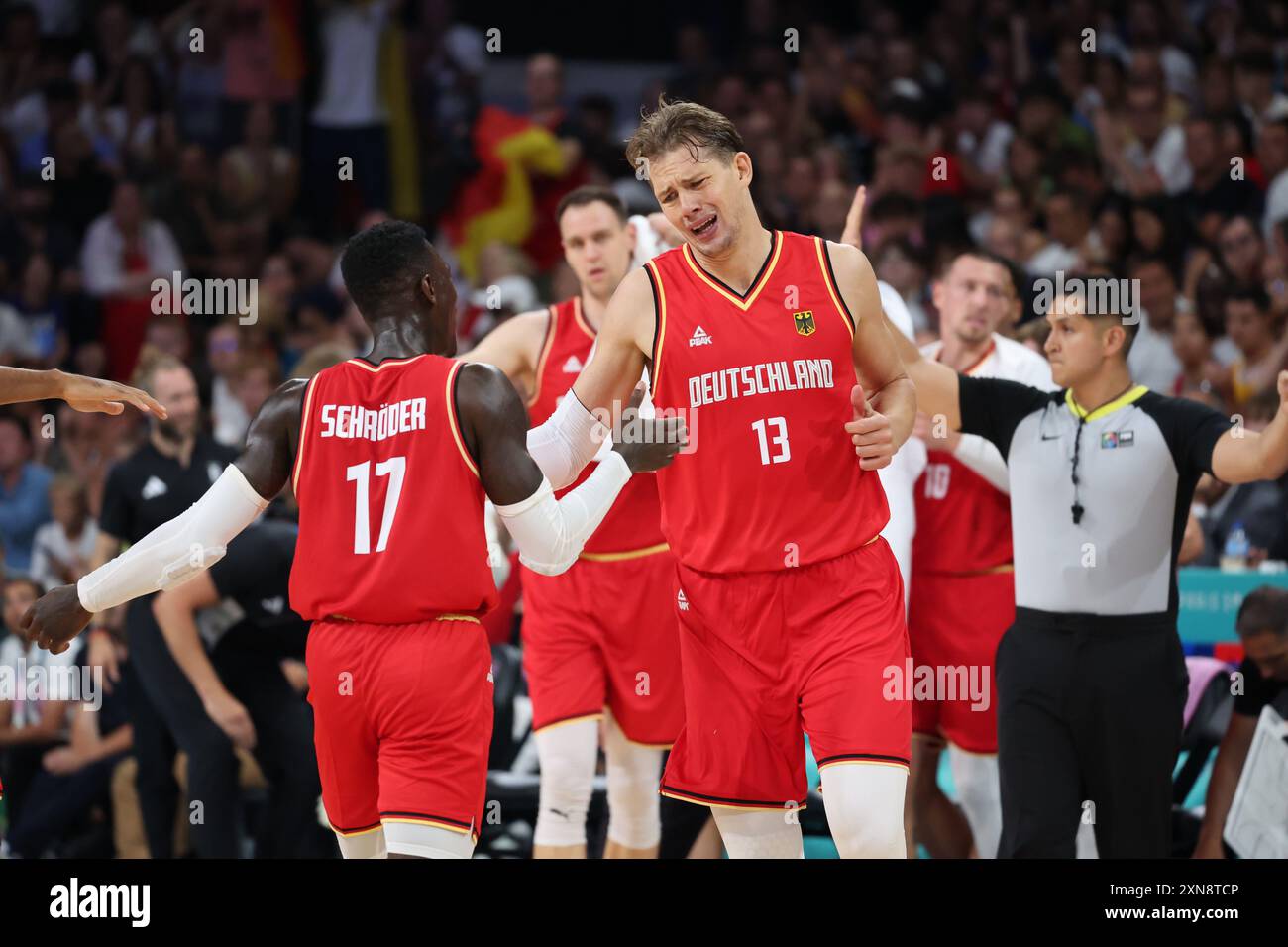 Moritz Wagner of Germany, Basketball, Men's Group Phase - Group B ...