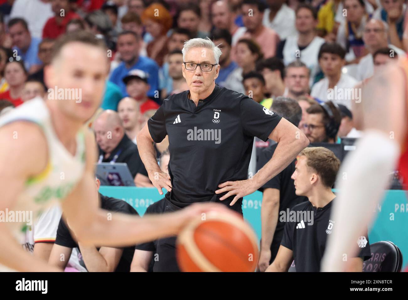 Coach Gordon Herbert of Germany, Basketball, Men's Group Phase - Group ...