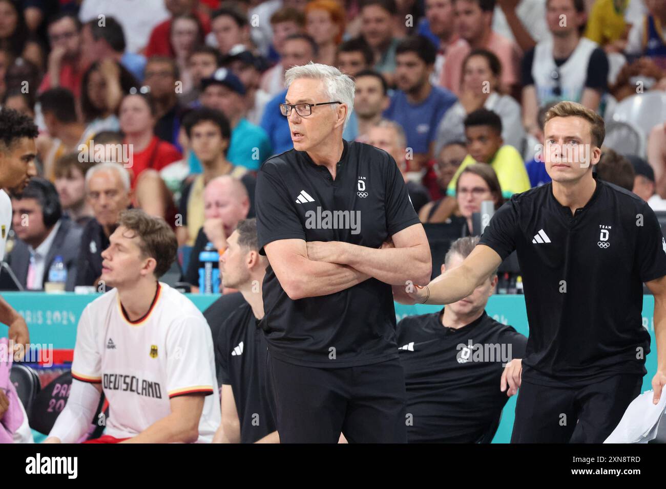 Coach Gordon Herbert of Germany, Basketball, Men's Group Phase - Group ...