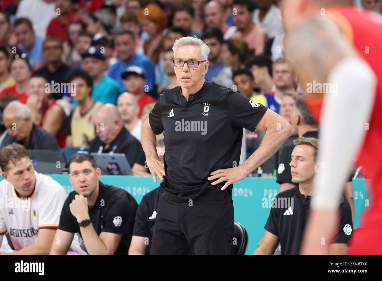 Coach Gordon Herbert of Germany, Basketball, Men's Group Phase - Group ...