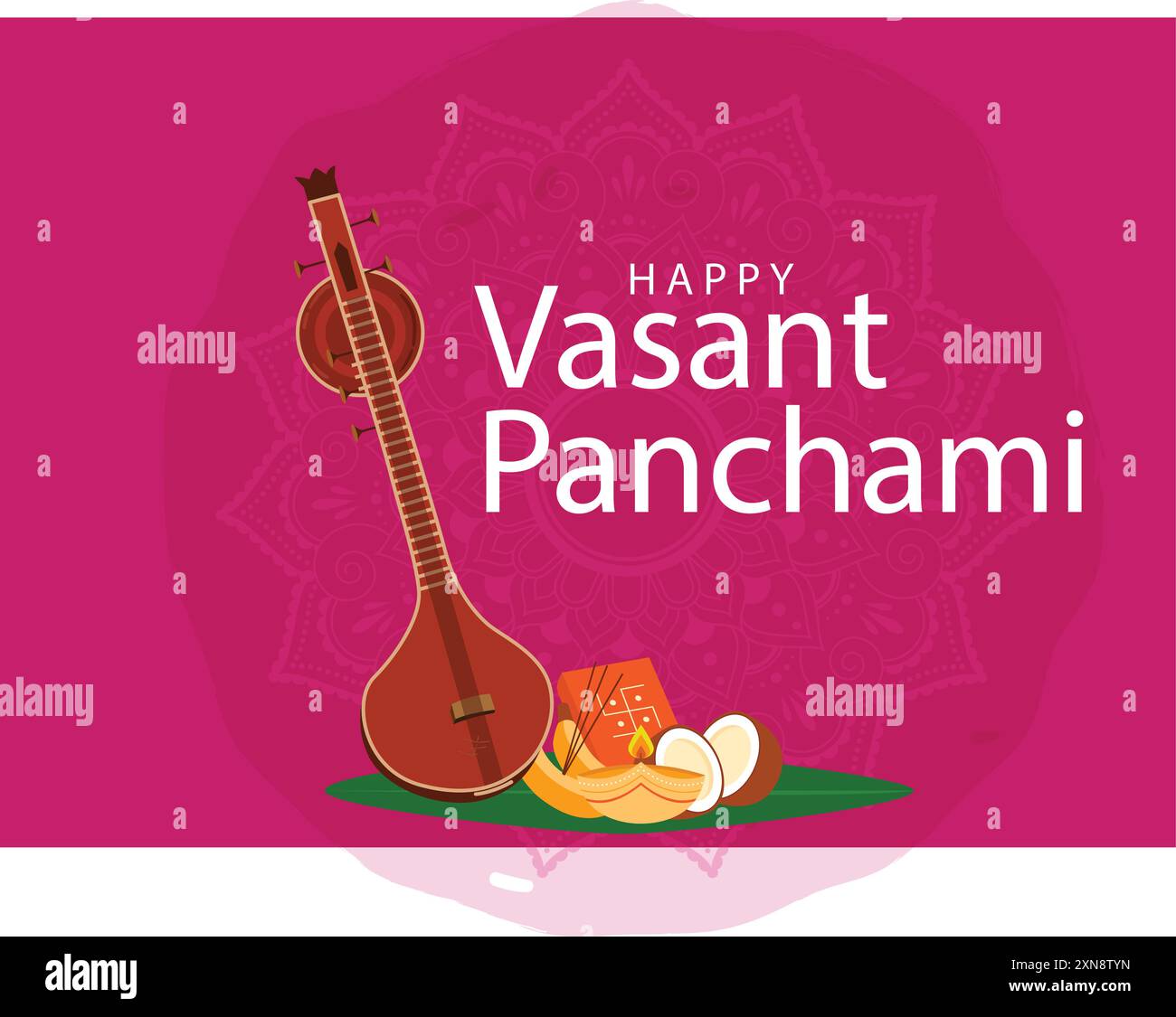Basant panchami saraswati puja hi-res stock photography and images - Alamy