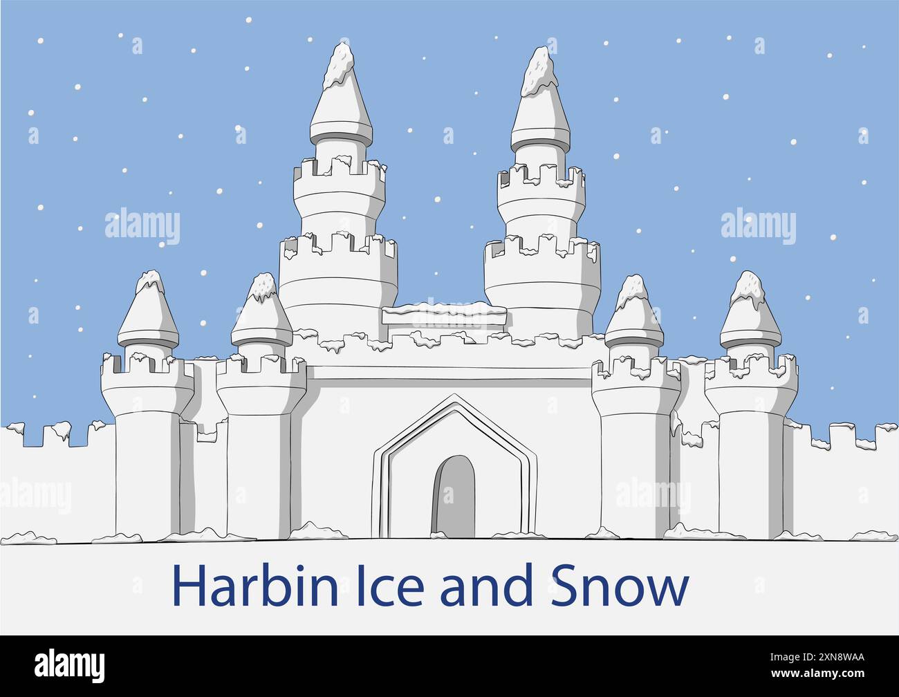 Harbin vector vectors hi-res stock photography and images - Alamy