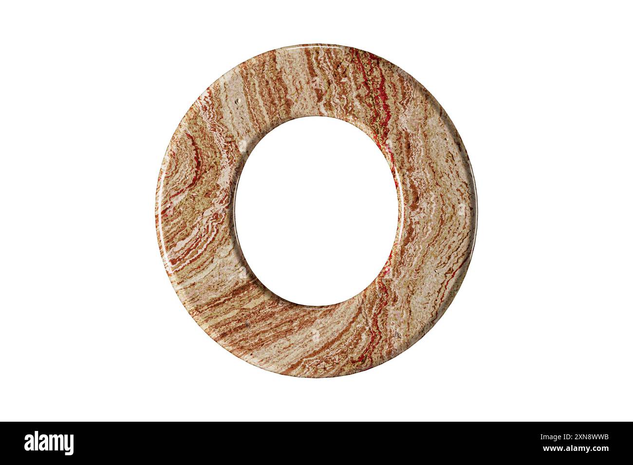 Letter sculpted from warm-toned marble, stands tall and elegant, a ...