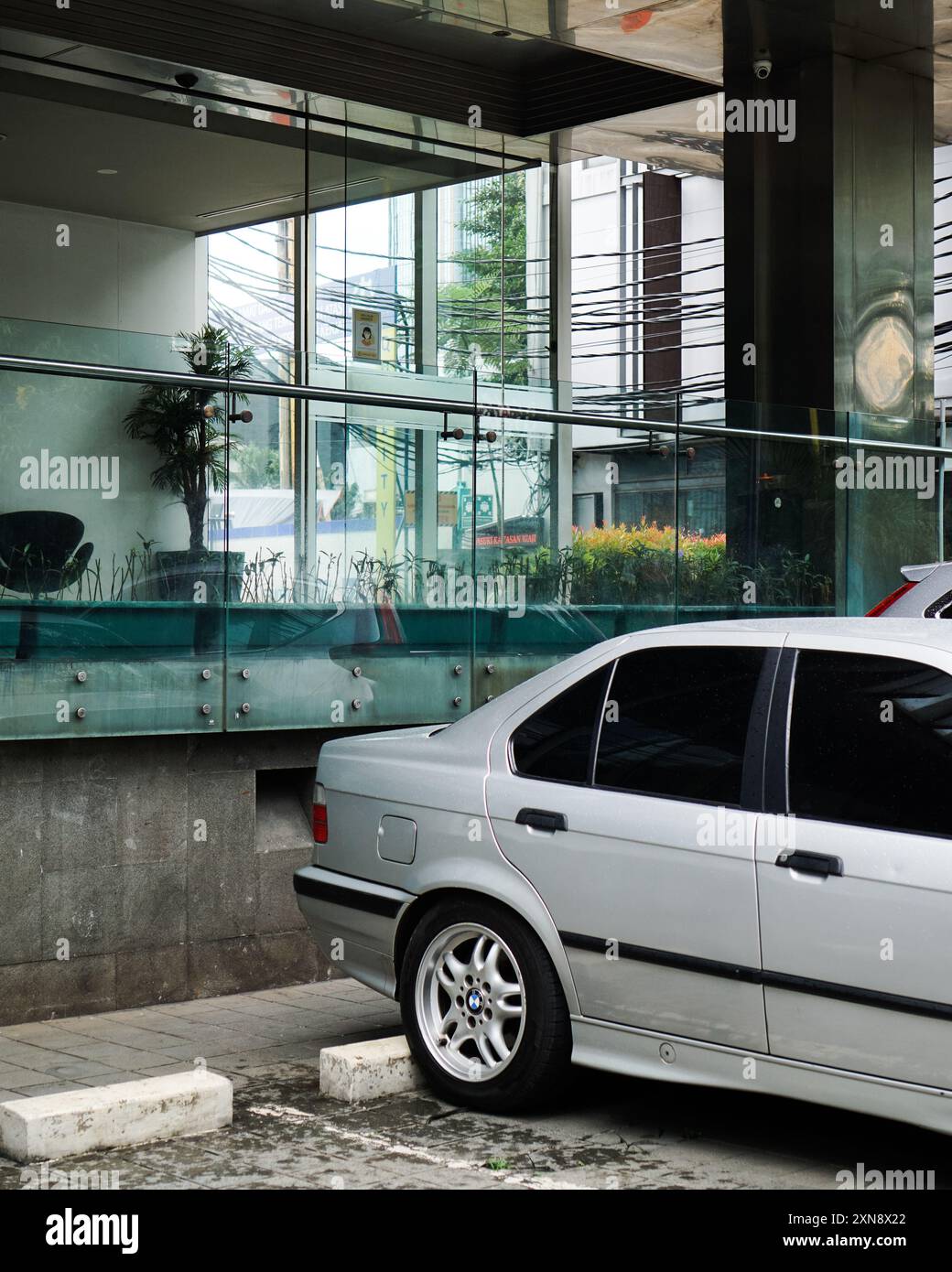 Jakarta, February 27th 2022. Car Parked on Dukuh Atas Street near ...