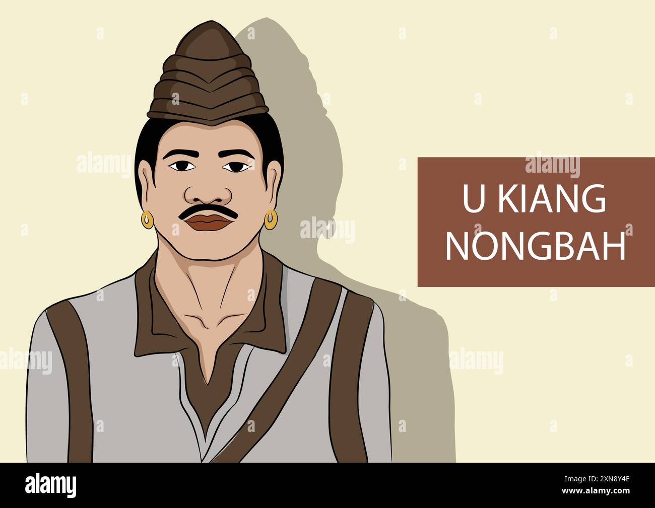 Vector illustration poster of u kiang nangbah celebrated in remembrance ...
