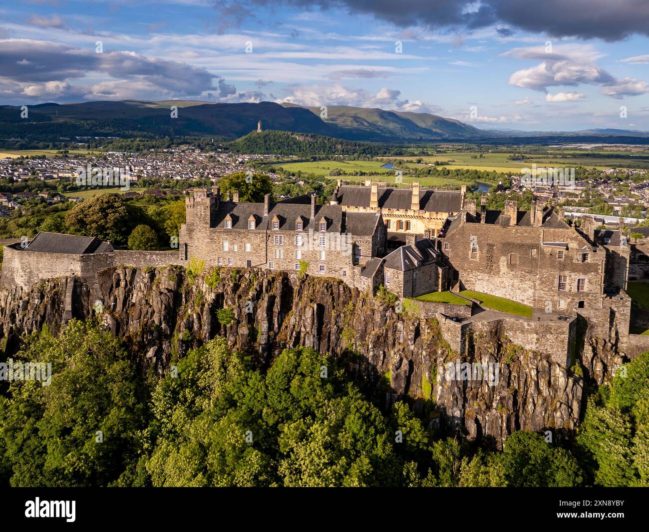 Stirling castle aerial hi-res stock photography and images - Alamy
